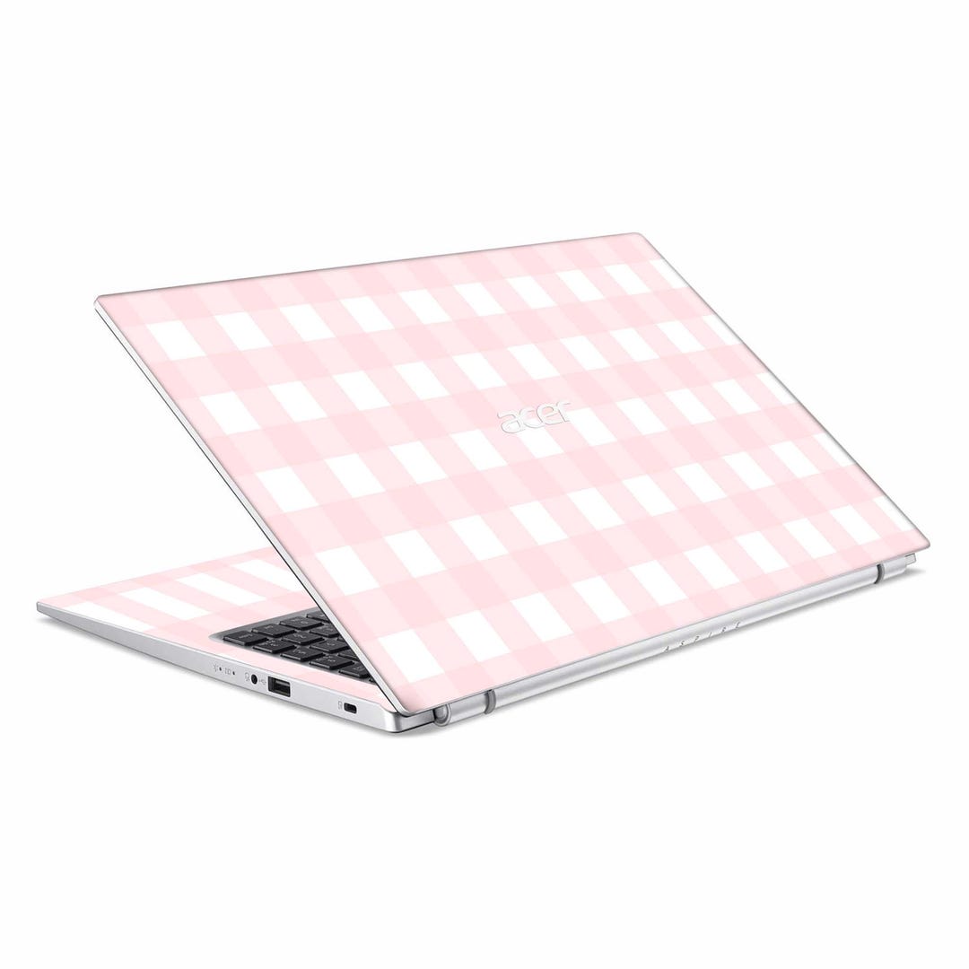 Acer Swift Skin: Pink Gingham Pattern - Easy Apply Vinyl - Etsy
