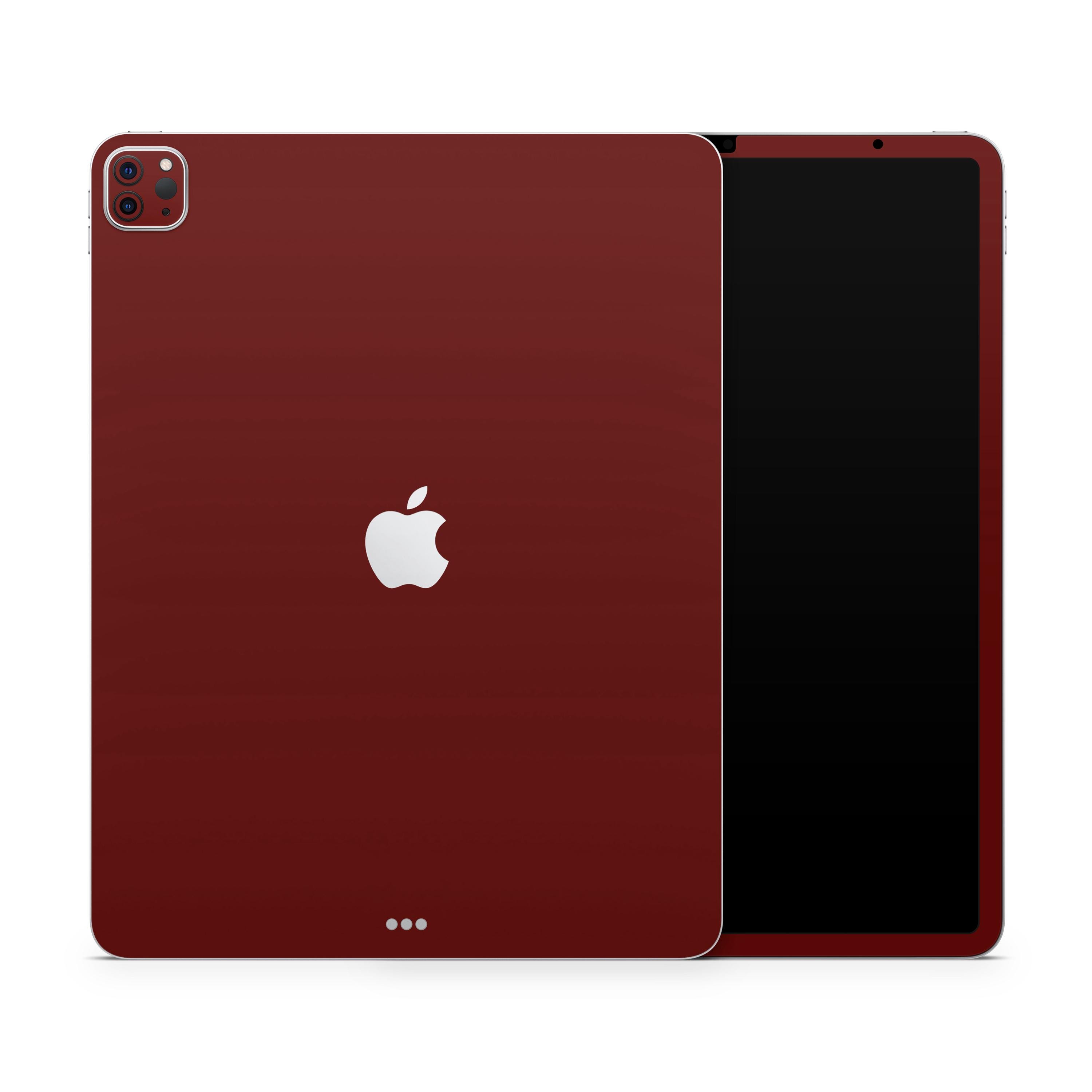 Deep Red iPad Skin: Sleek Vinyl Decal With Scratch Protection - Etsy
