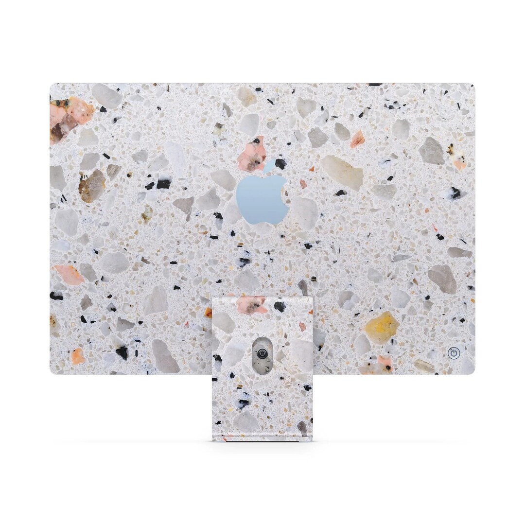 Terrazzo Imac Skin, Apple Imac Skin Cover, Simple Imac Skin Cover, Imac ...