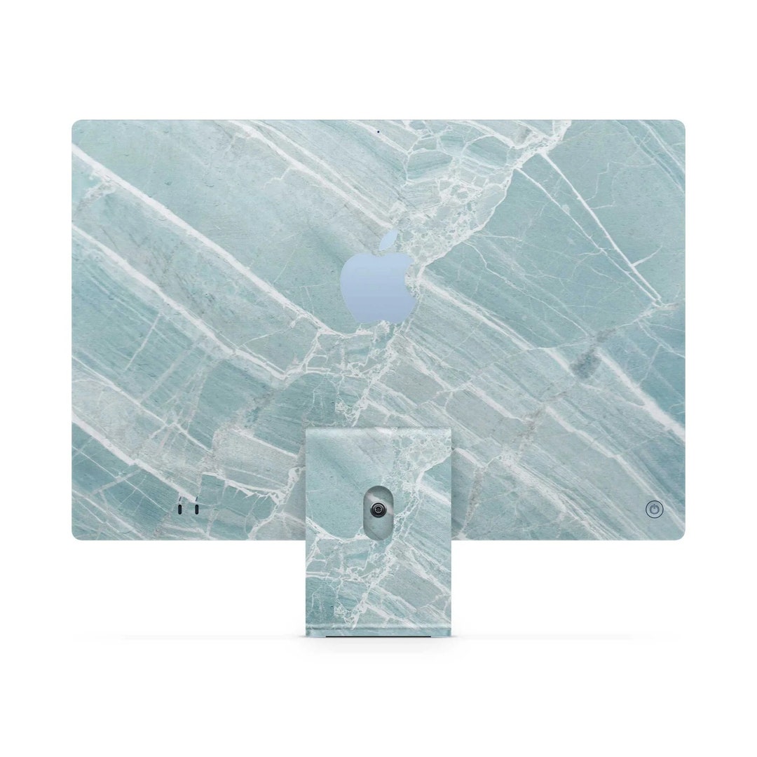 Mint Marble Imac Skin, Apple Imac Skin Cover, Cool Imac Skin Cover ...
