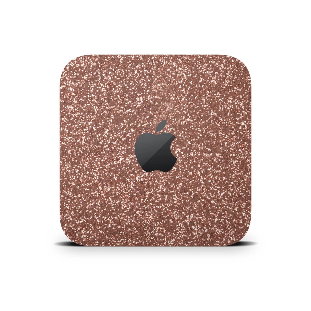 Rosé Glitter Mac Mini Skin, Apple Mac Mini Skin, Pink Sparkle Mac Mini ...
