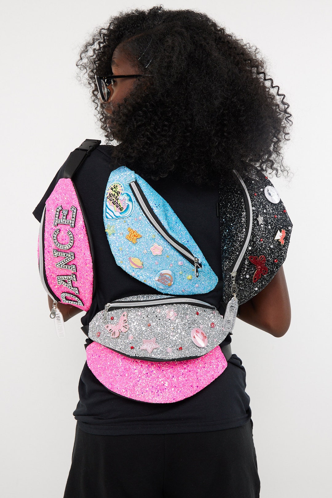 Custom Glitter Fanny Pack - Etsy