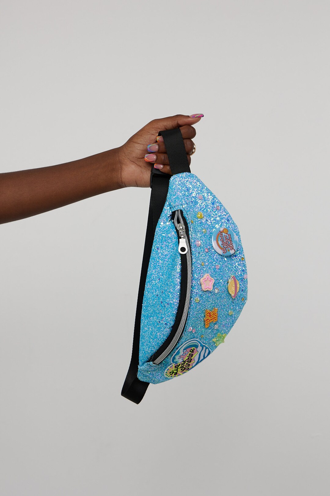 Custom Glitter Fanny Pack - Etsy