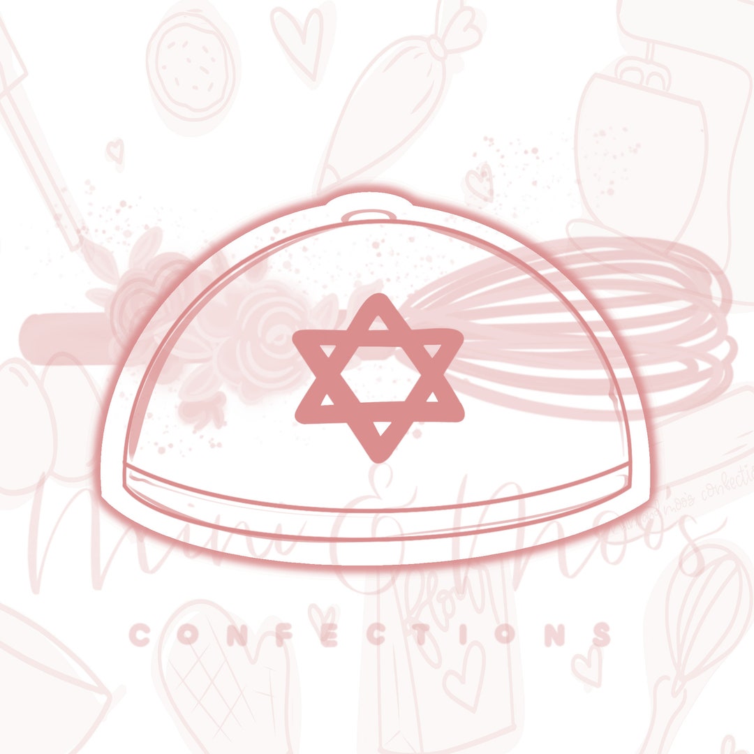 STL File-yarmulke Cookie Cutter-large 4" - Etsy