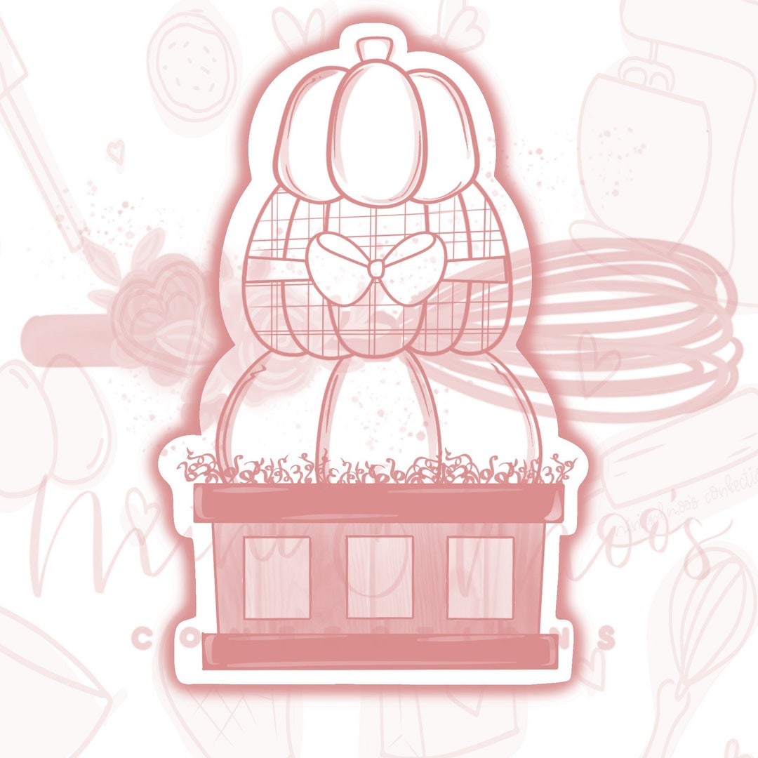 Stacked Pumpkin Topiary Cookie Cutter - Etsy
