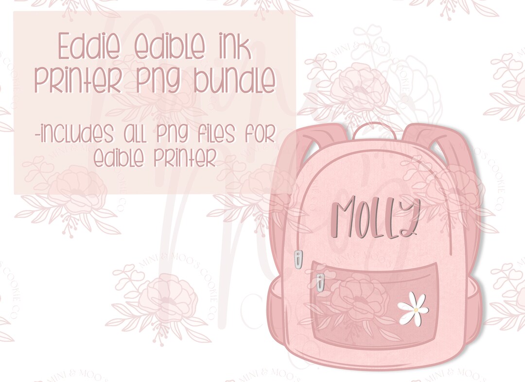 Cookie Cutter PNG File for Eddie Edible Ink Printer-backpack Cookie ...