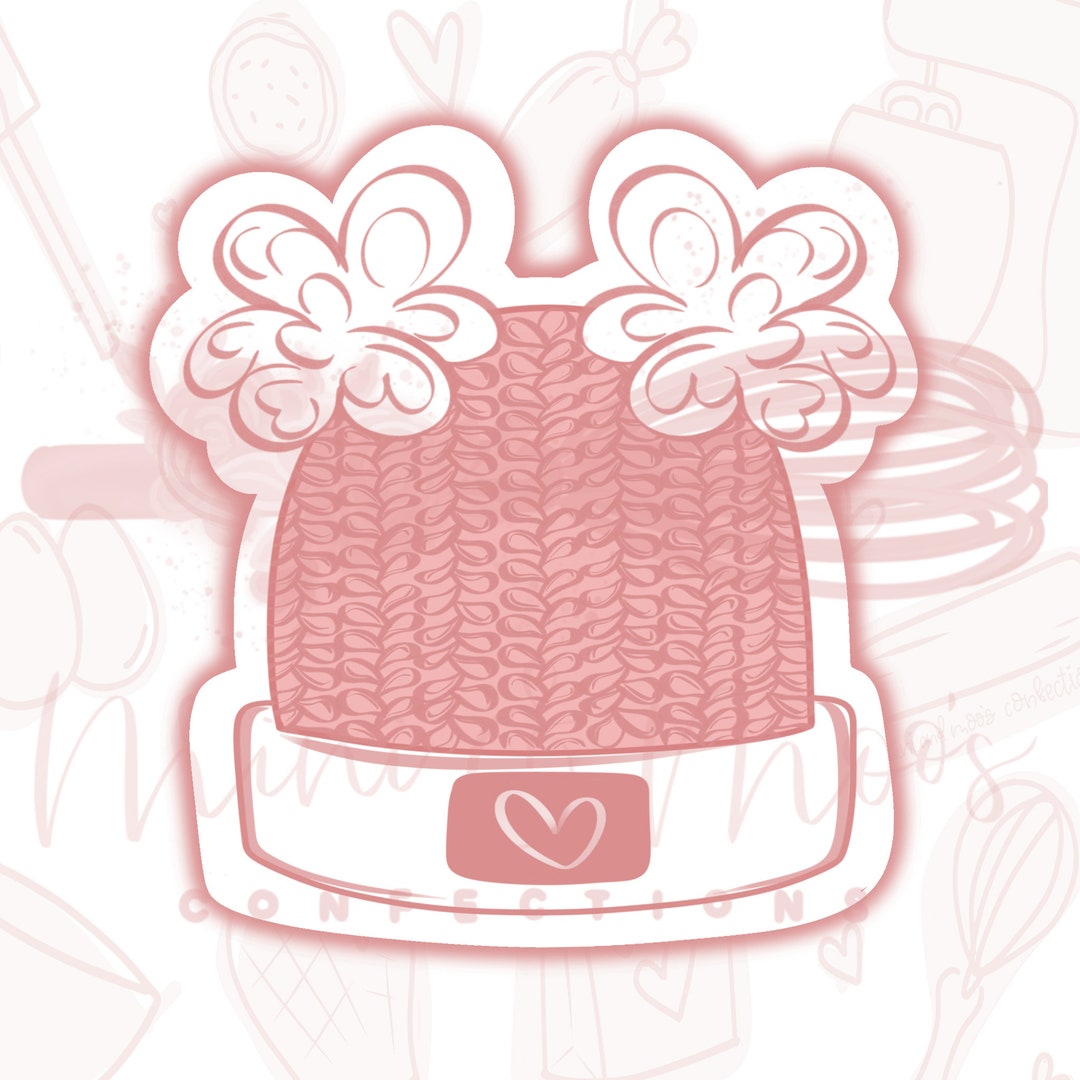 STL File-pom Pom Beanie Cookie Cutter-large 4" - Etsy