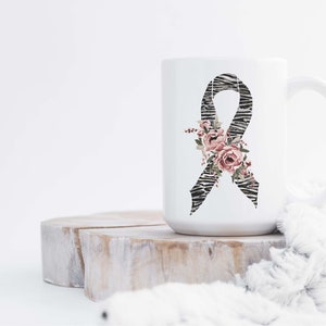 Zebra Awareness Ribbon Zebra Ribbon Png Awareness Ribbon - Etsy