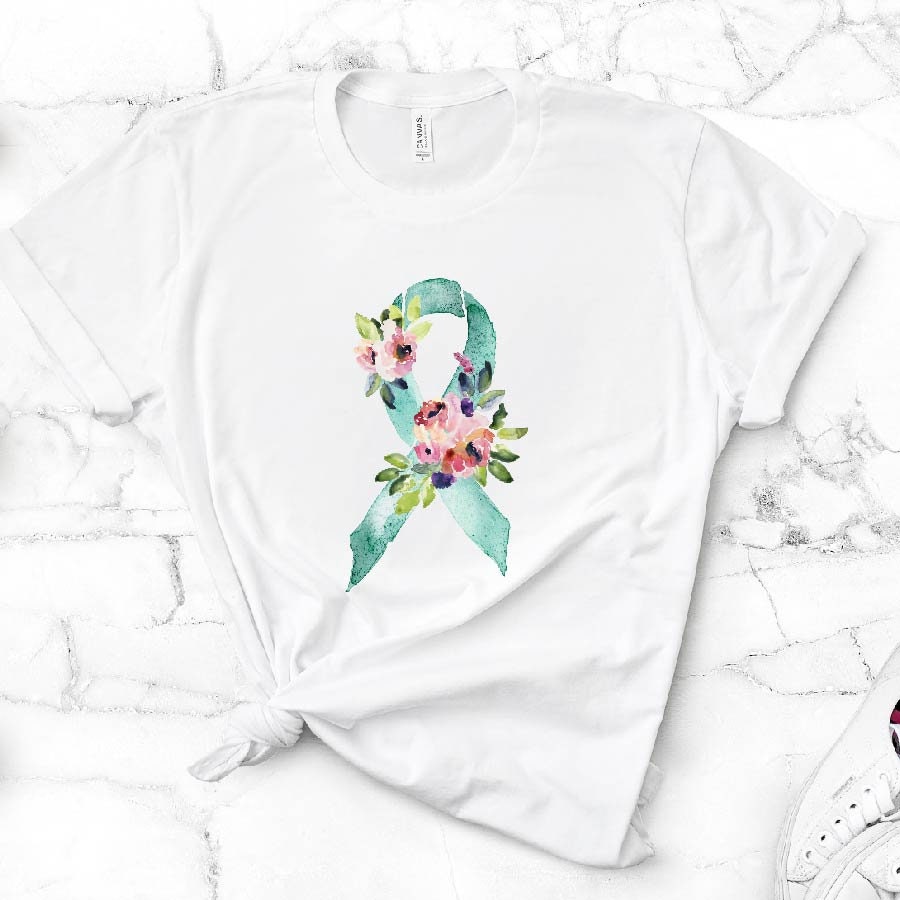 Teal Ribbon Png Awareness Png Ribbon Png Teal Ribbon | Etsy