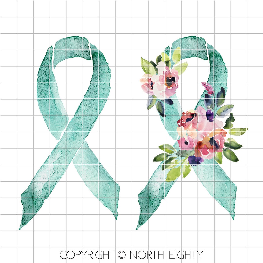 Teal Ribbon Png Awareness Png Ribbon Png Teal Ribbon - Etsy