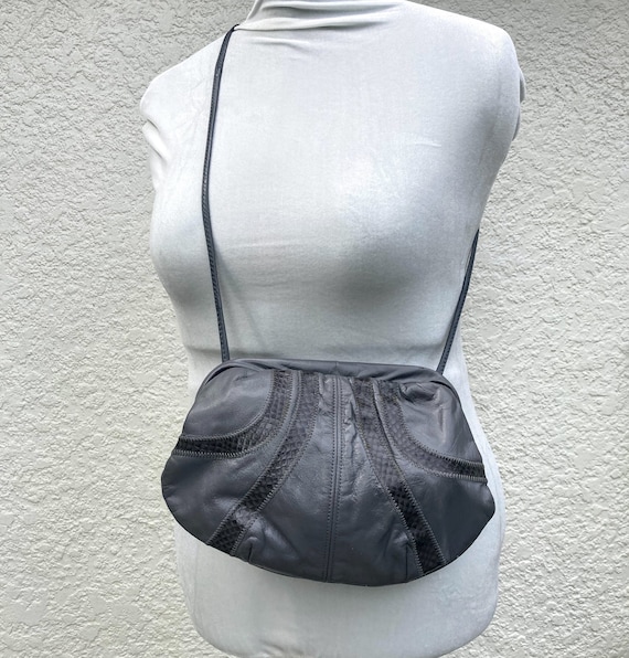 vintage 1970s grey patchwork - Gem