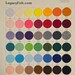 Color Chart - Etsy