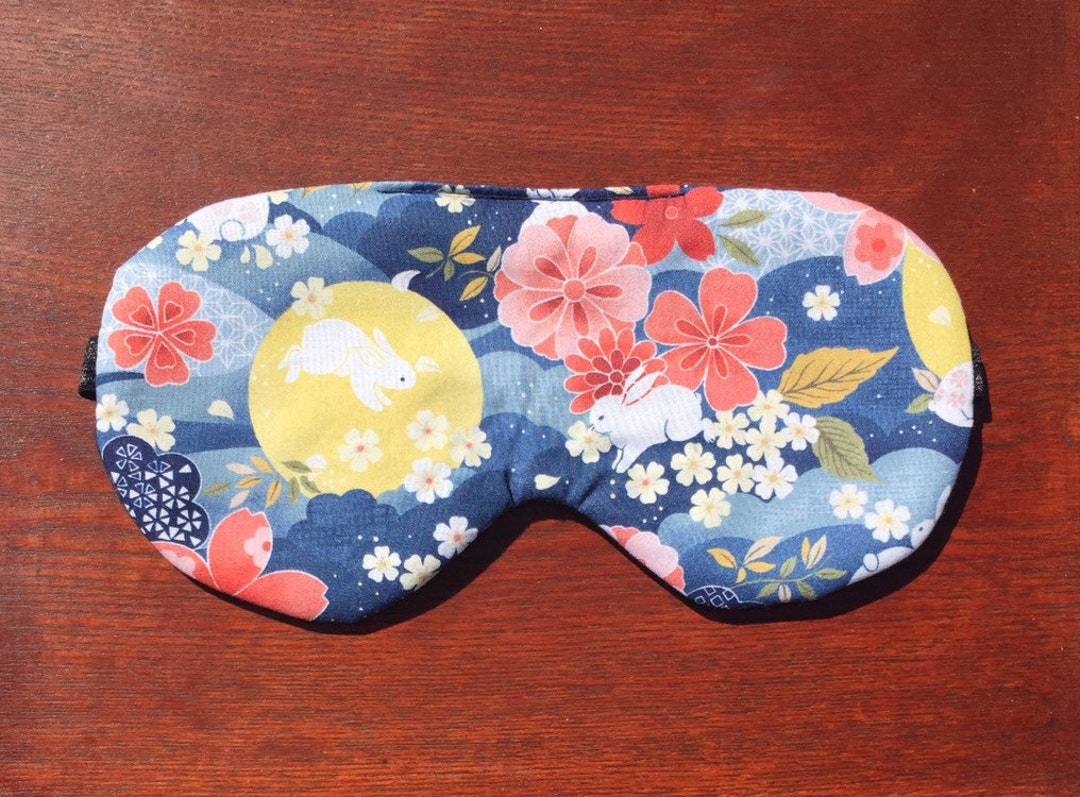 Oversized Sleep Mask/cotton Eye Mask /rabbit Moon Bunny Sleep Mask ...