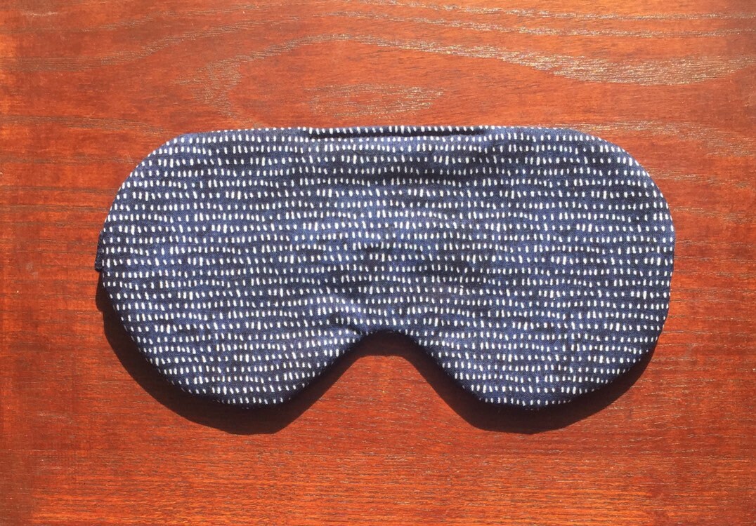 Oversized Sleep Mask for Unisex/Cotton Sleep Mask /Japanese Sashiko ...