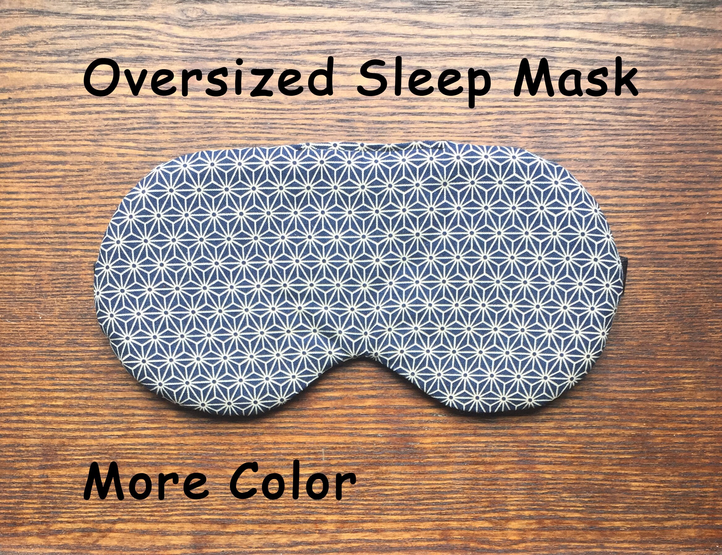 Oversized Sleep Mask for Unisex/cotton Sleep Mask /japanese Sleep Mask ...