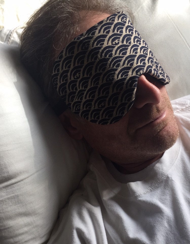 Oversized Sleep Mask for Unisex/cotton Sleep Mask /japanese Wave Sleep ...