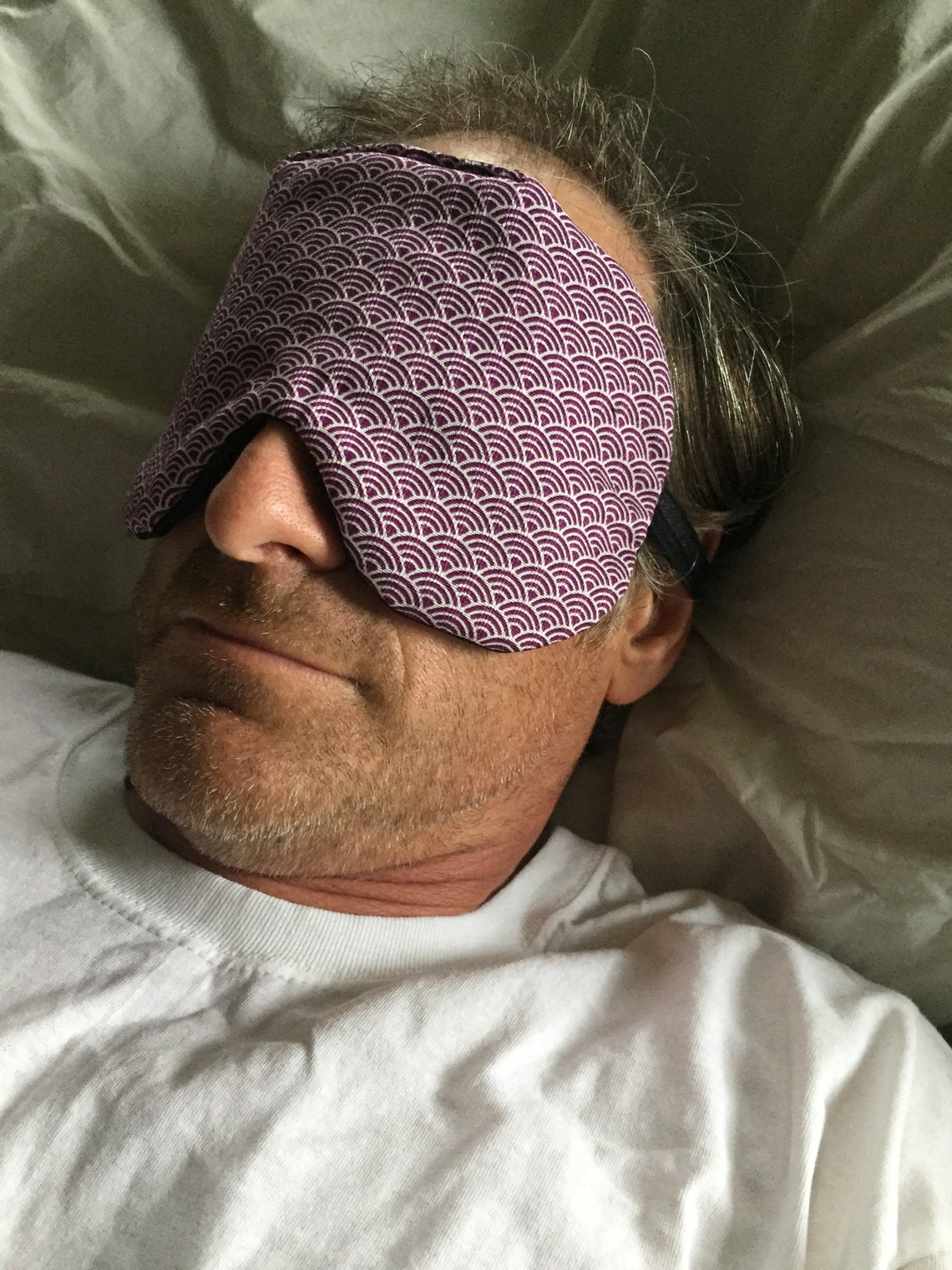 Oversized Sleep Mask for Unisex/cotton Sleep Mask /japanese Wave Sleep ...