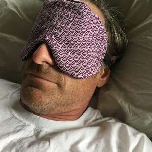 Oversized Sleep Mask for Unisex/cotton Sleep Mask /japanese Wave Sleep ...