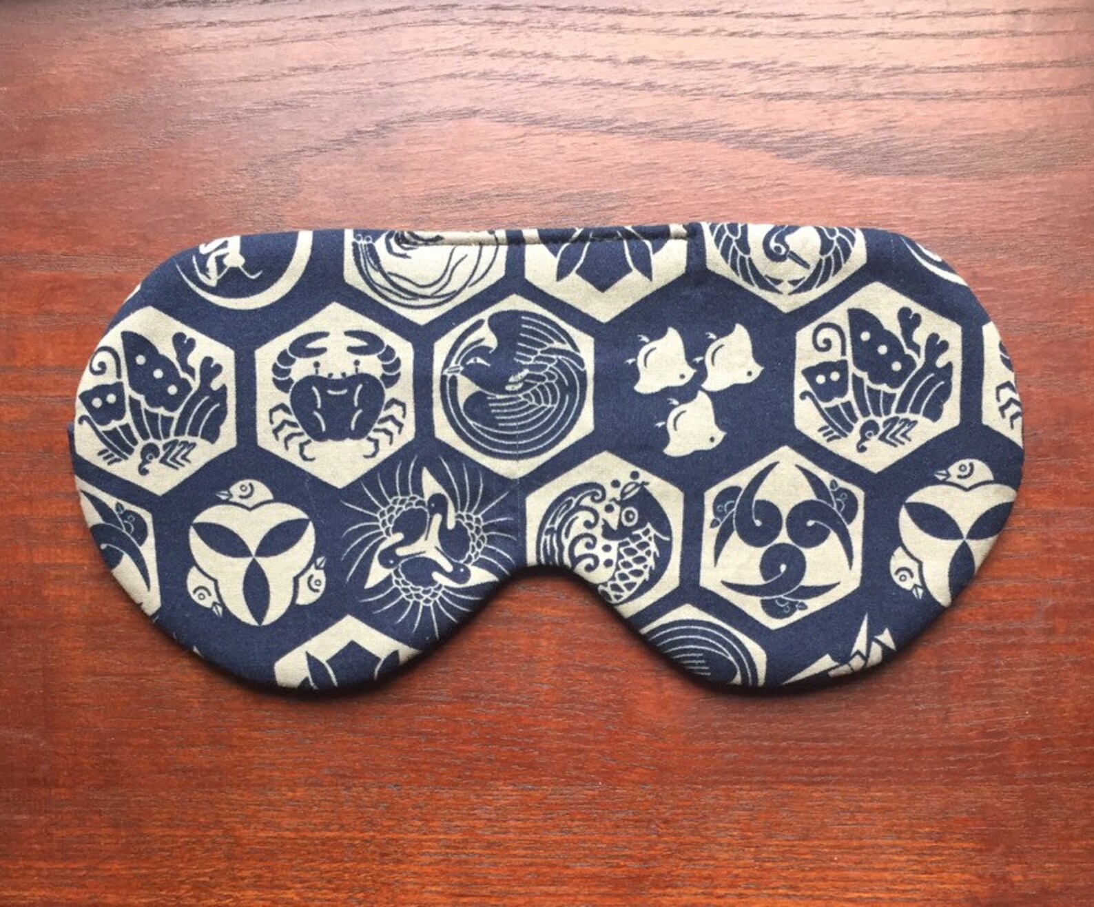 Oversized Sleep Mask for Unisex/japanese Family Crests Kamon Cotton ...