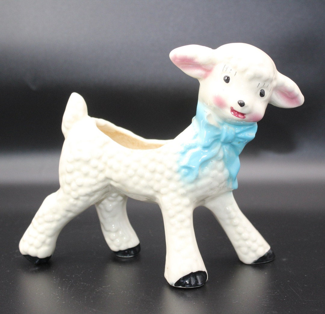 Vintage Lamb Planter Anthropomorphic, Lamb Planter, Succulent Planter ...