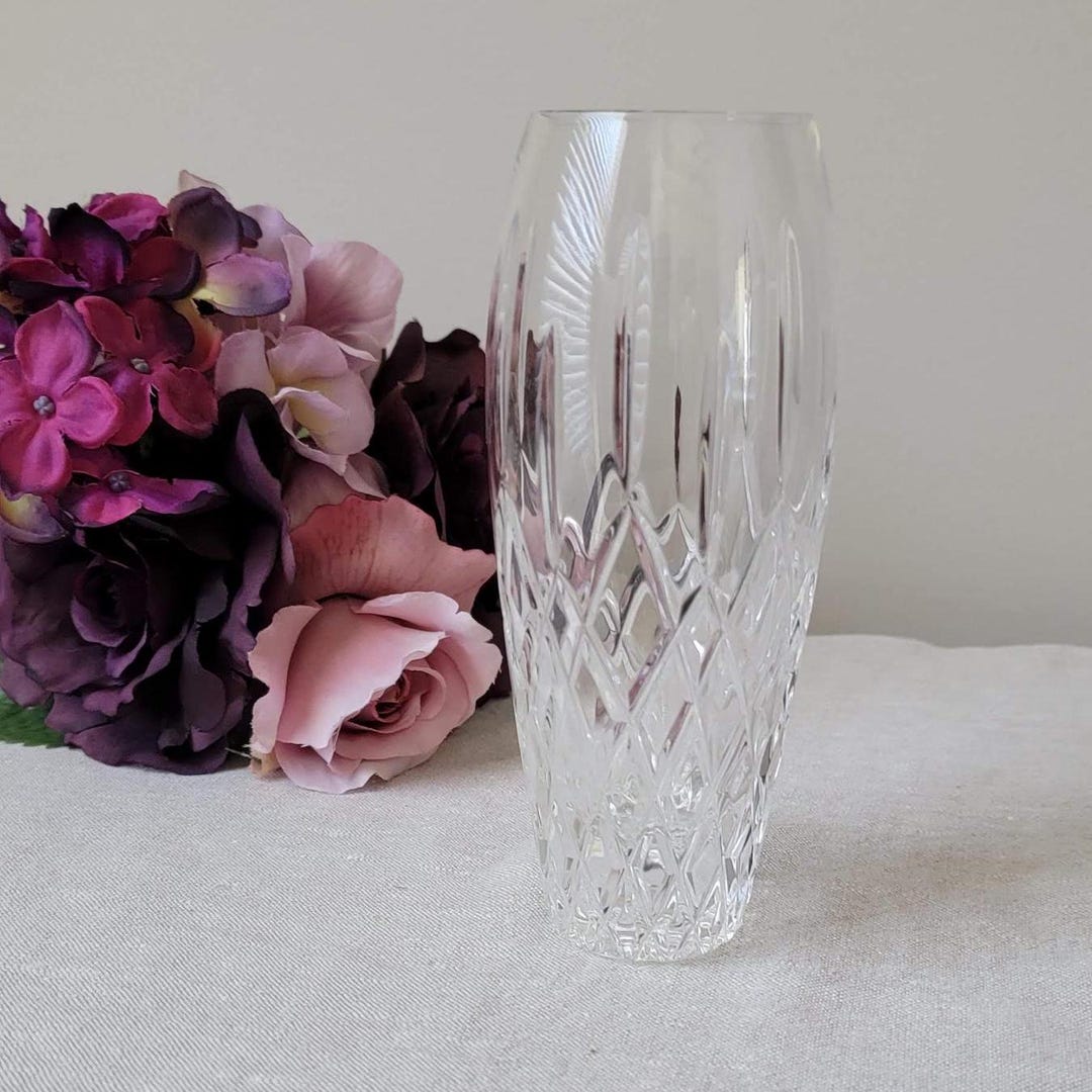 Vintage Lenox Mystic Crystal Bud Vase 6.25", Crystal Floral Vase - Etsy