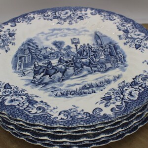 Vintage Coaching Scenes by JOHNSON BROS Dinner Plate sold Individually ...