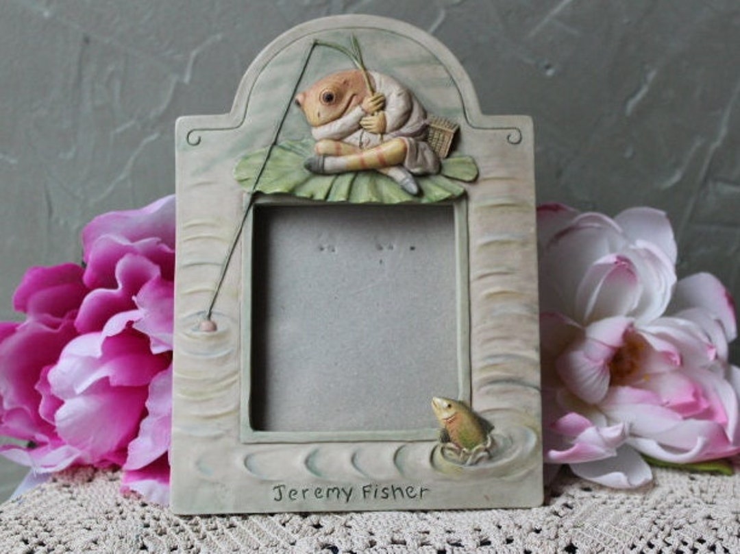 Vintage the World of Beatrix Potter - 1994 Jeremy Fisher Frog Picture ...