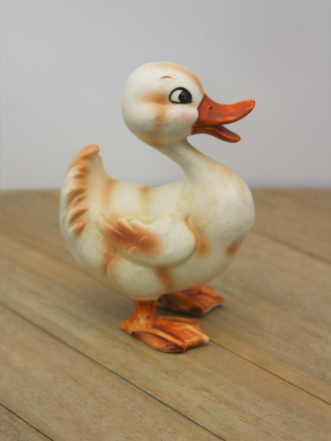 Vintage Josef's Originals Duck Figurine, Kitsch Duck Figurine, Ceramic ...