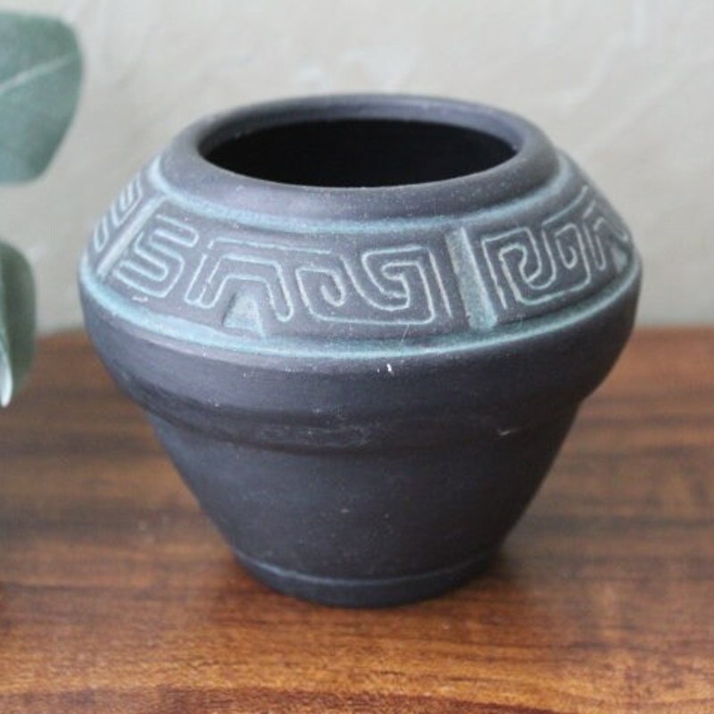 Greek Key Vase - Etsy