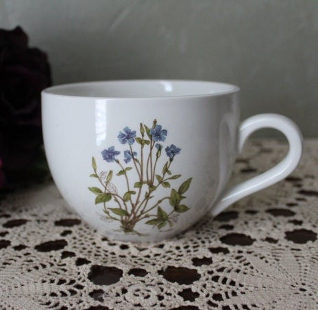 Portmeirion Stoke on Trent Primula Pervinea periwinkle Jumbo Cup ...