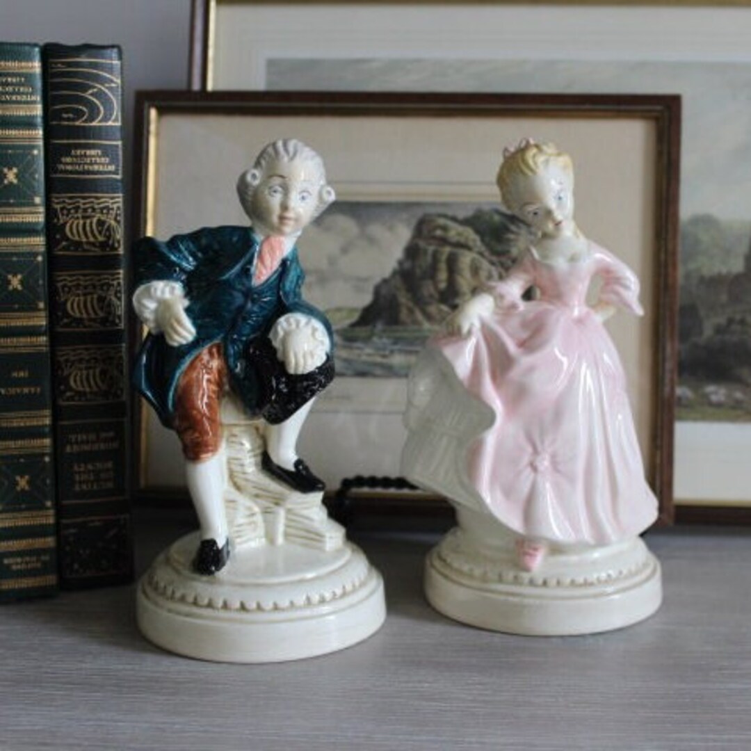 Vintage Regency Ballroom Dancing Figurines /english Romantic Couple ...