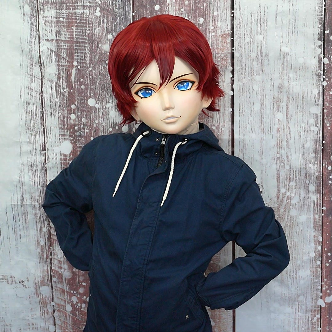 Boy Kigurumi Mask Animegao - One-of-a-kind, in Stock - Etsy