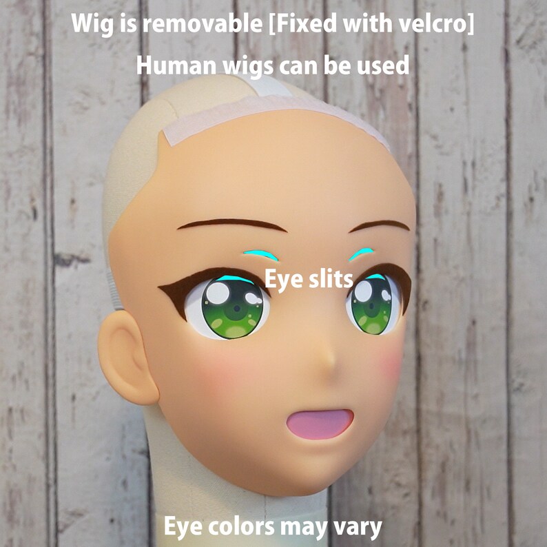 Half Anime Mask: Kigurumi Sensei Mask Mini - One-of-a-kind, in Stock - Etsy