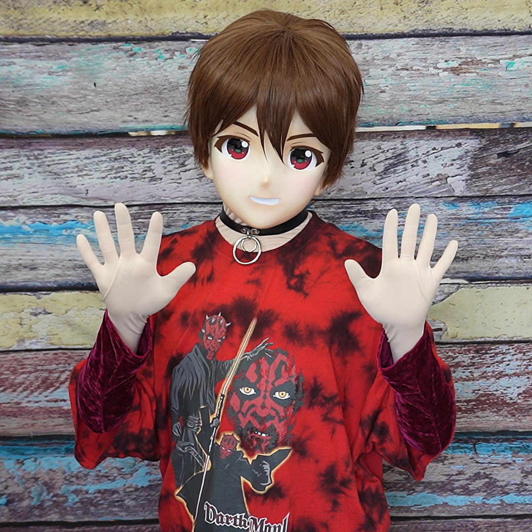 Boy Kigurumi Mask Animegao One-of-a-kind, in Stock - Etsy