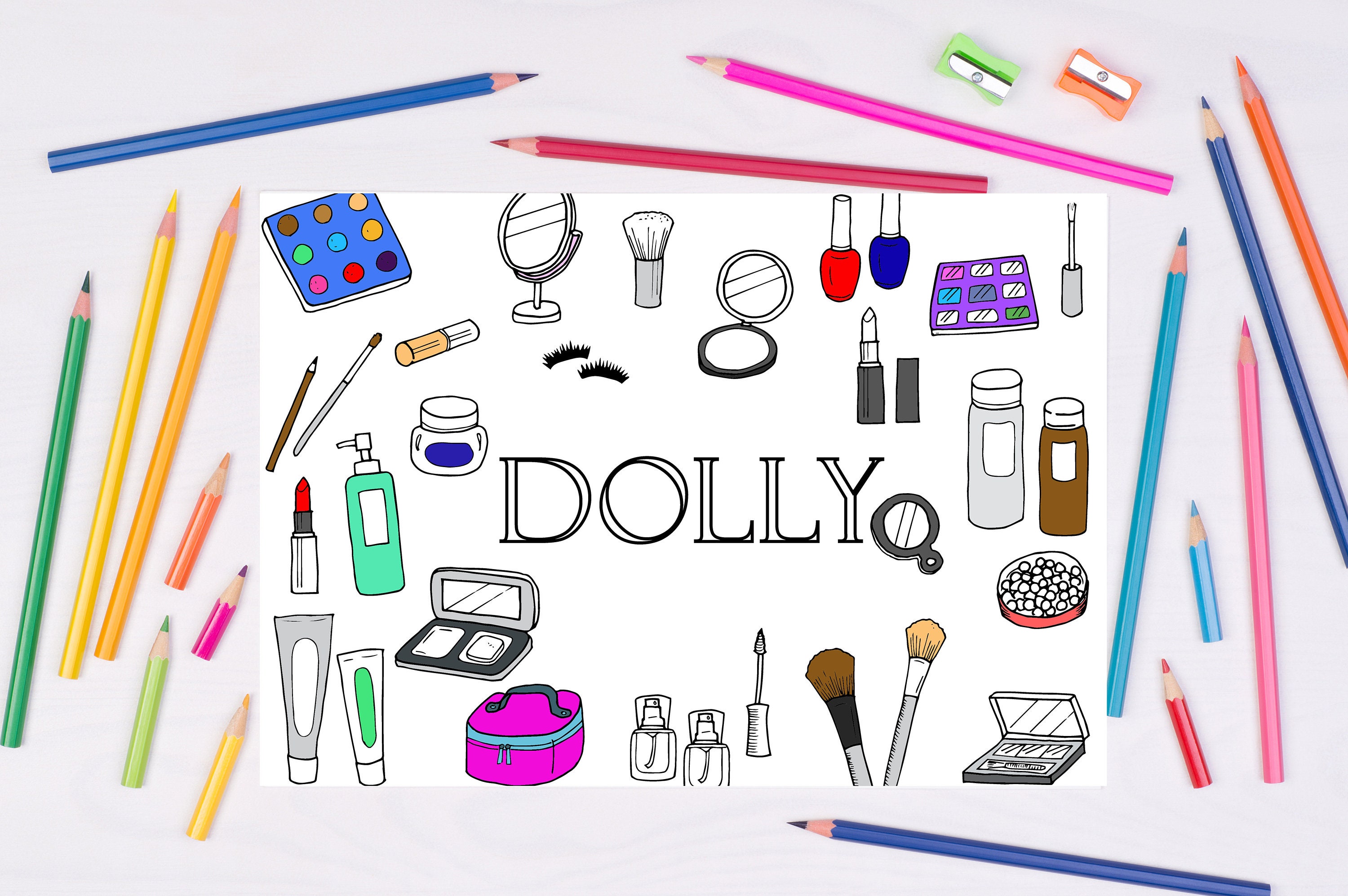 Dolly Jamaican Colouring Page - Etsy