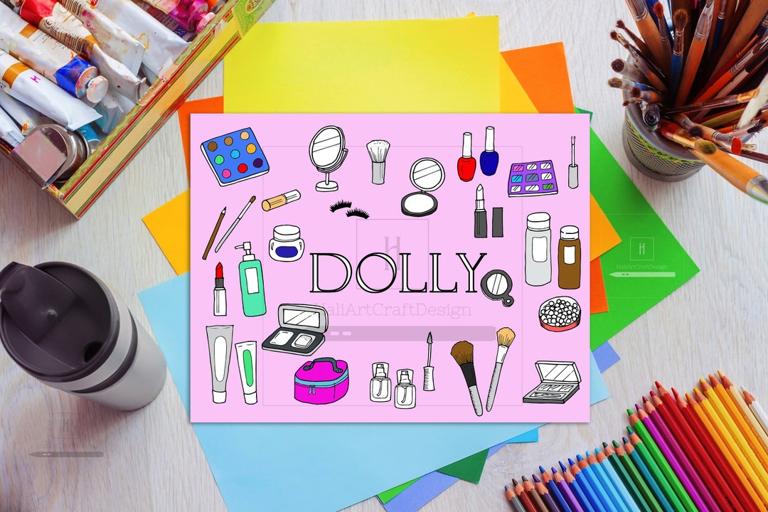 Dolly Jamaican Colouring Page - Etsy