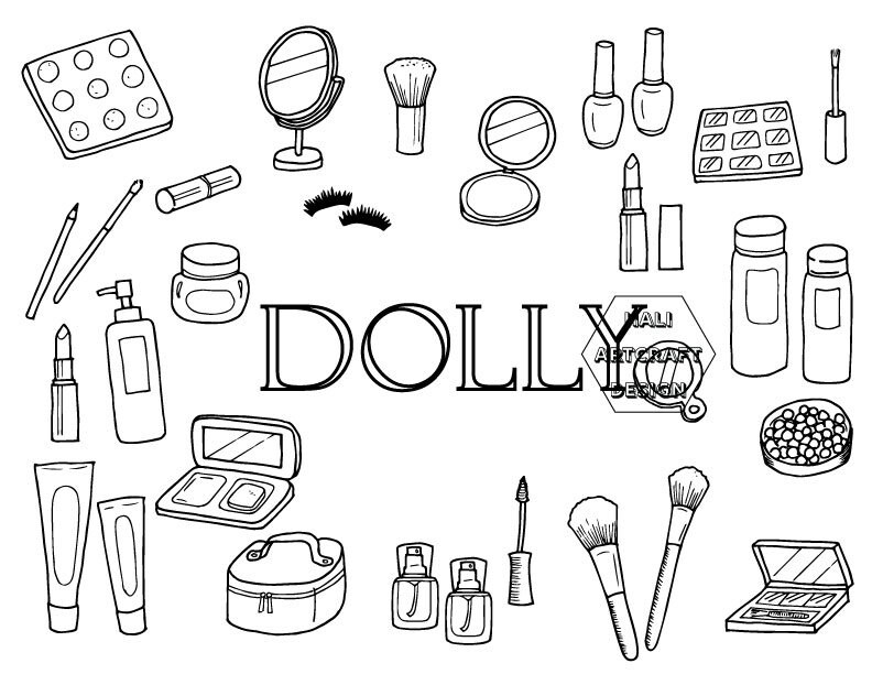 Dolly Jamaican Colouring Page - Etsy
