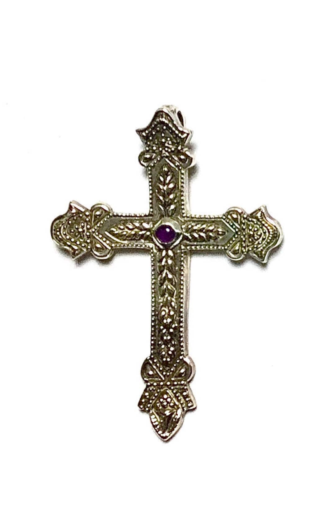 Apostle’s Cross With Amethyst - Etsy