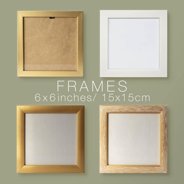 6x6 Picture Frame - Etsy