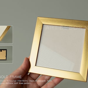 Small 4x4 Art Frame: Miniature Painting Display - Etsy