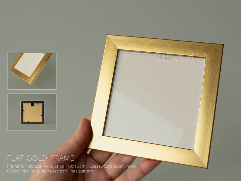 Small 4x4 Art Frame: Miniature Painting Display - Etsy