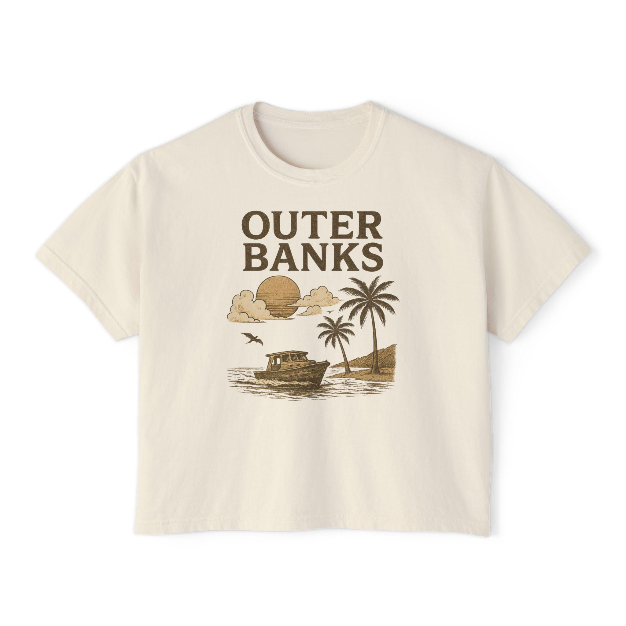 Boxy Tee Outer Banks Merchandise, Women's T-shirt Gift, Outer Banks ...