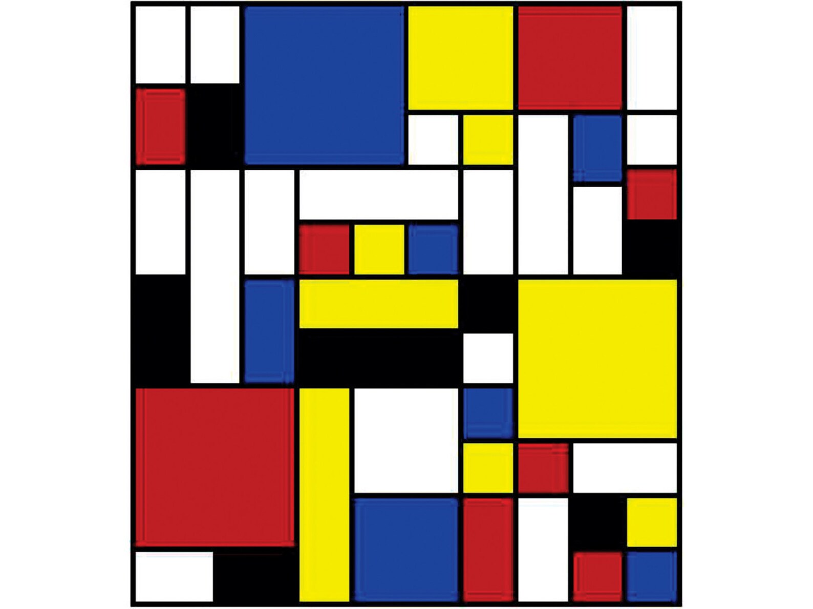 Mondrian Quilt Pattern - Etsy