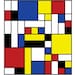 Mondrian Quilt Pattern - Etsy