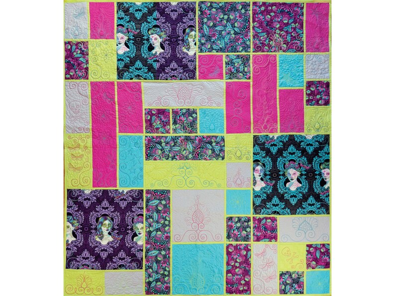 Mondrian Quilt Pattern - Etsy