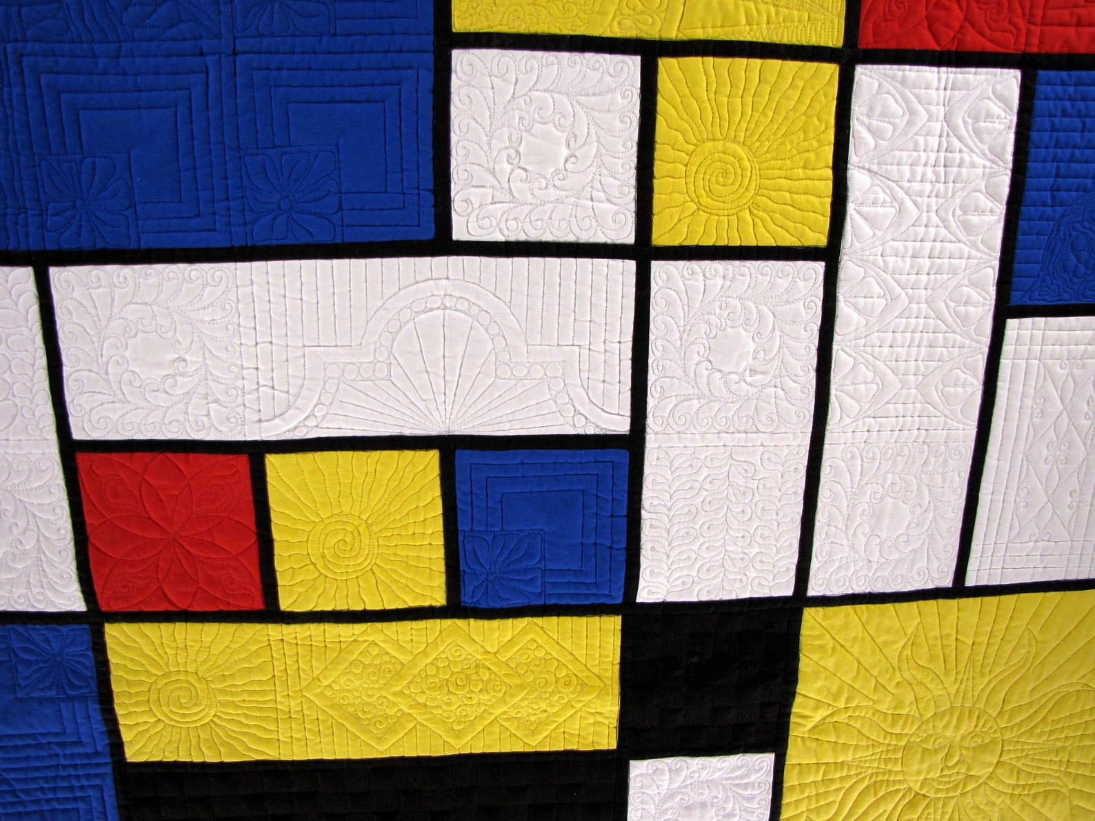 Mondrian Quilt Pattern - Etsy