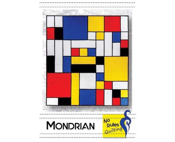 Mondrian Quilt Pattern | Etsy