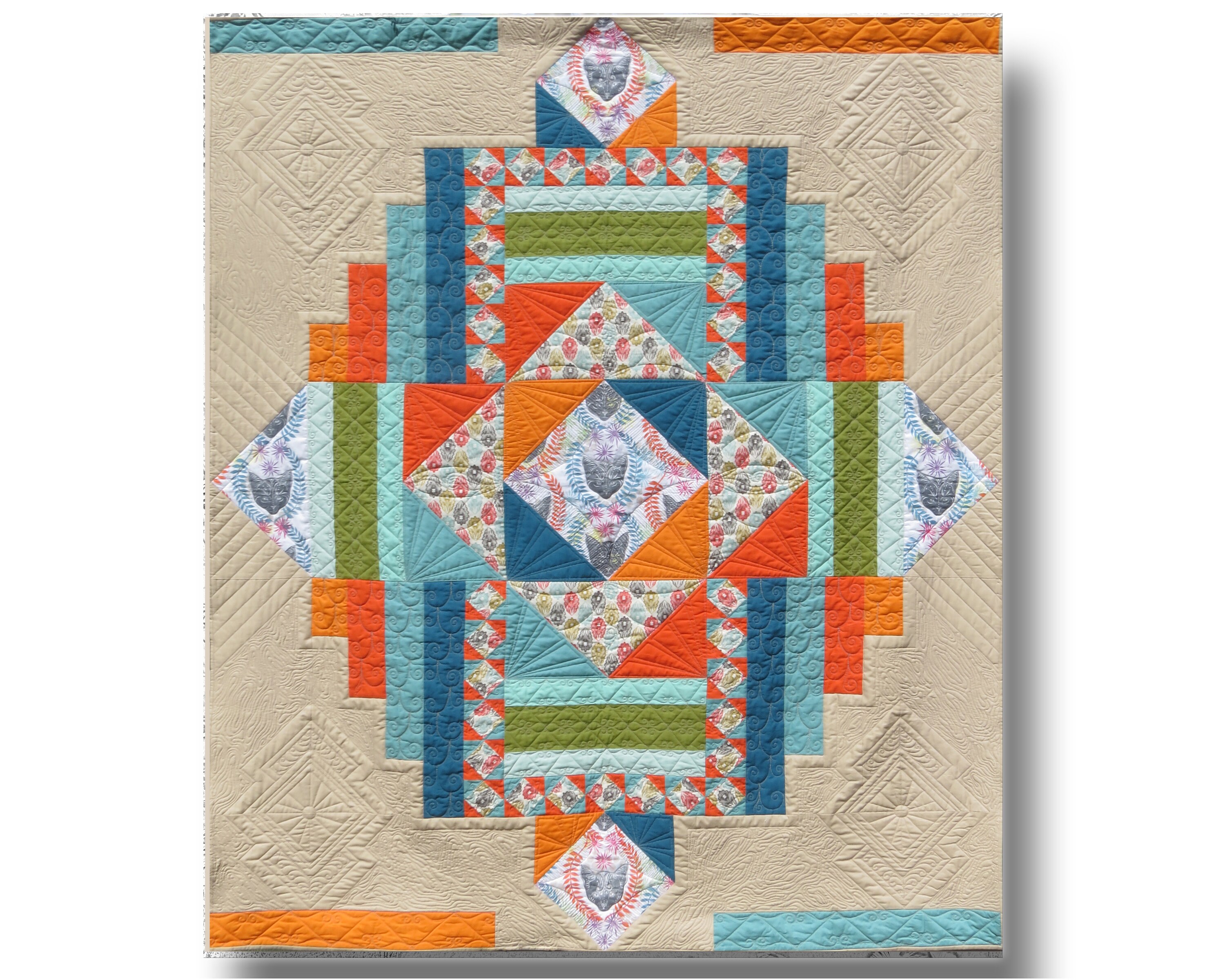 Art Deco Quilt Pattern - Etsy