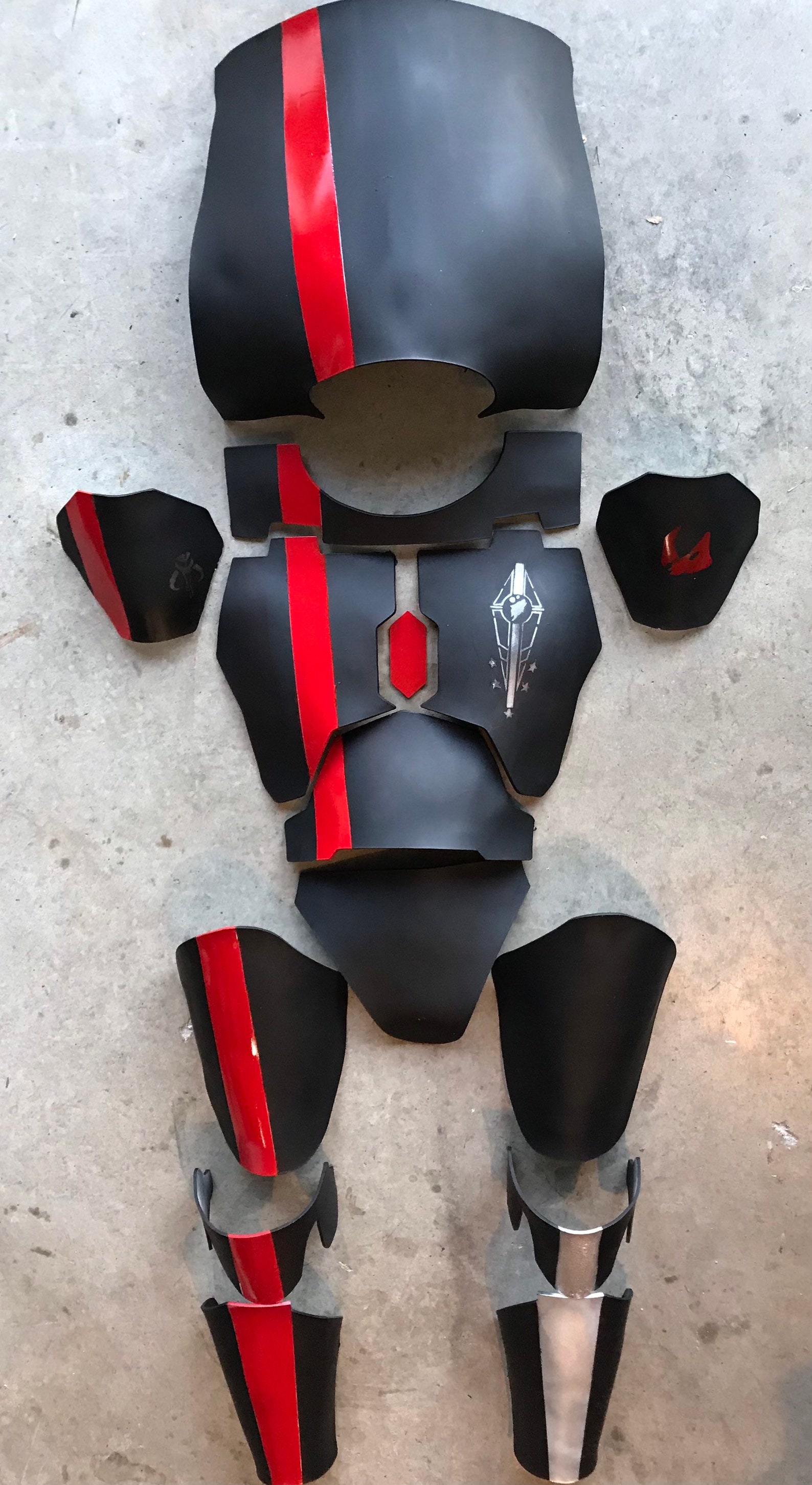 Custom Mandalorian Armor Complete Set 3m/painted/ W - Etsy