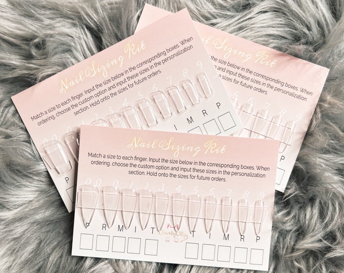 Nail Sizing Kit - Etsy
